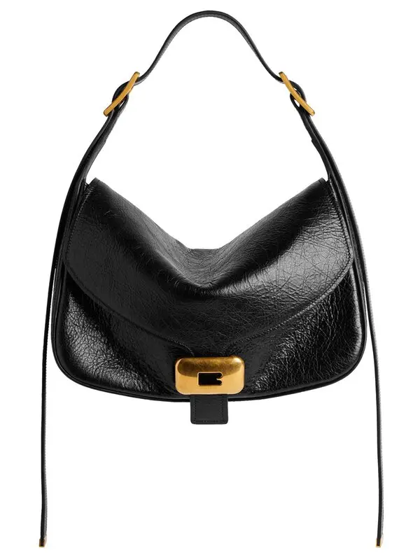 Balenciaga Clicca Medium Shoulder Bag - Black