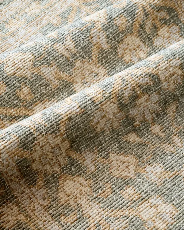 Quince Lena Hand-knotted Wool Rug - Green