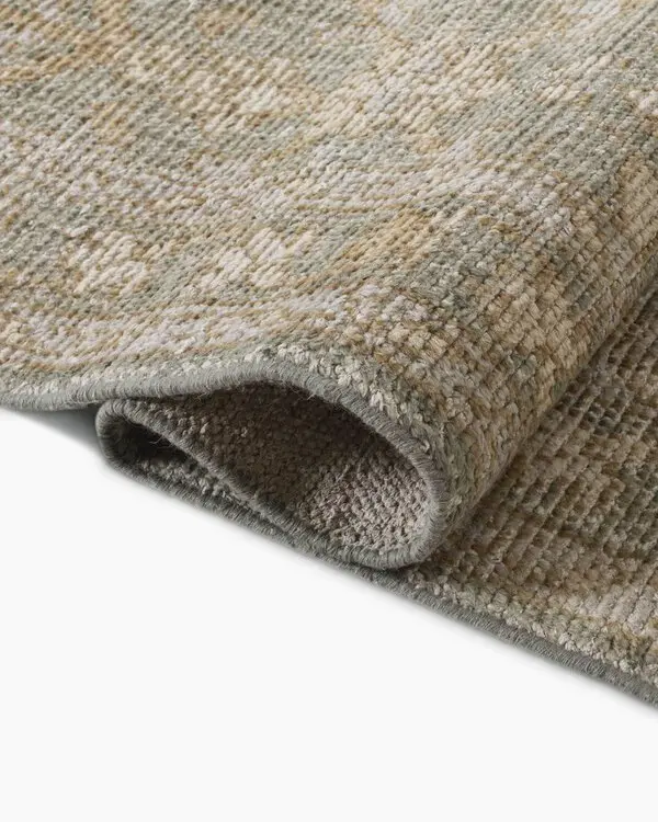 Quince Lena Hand-knotted Wool Rug - Green
