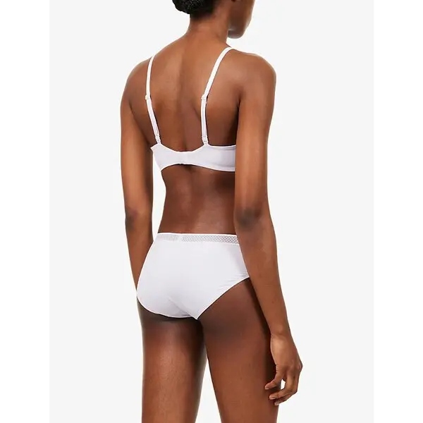Calvin Klein Seductive Comfort Lift Demi Stretch-woven Push-up T-shirt Bra - Frosty Lilac