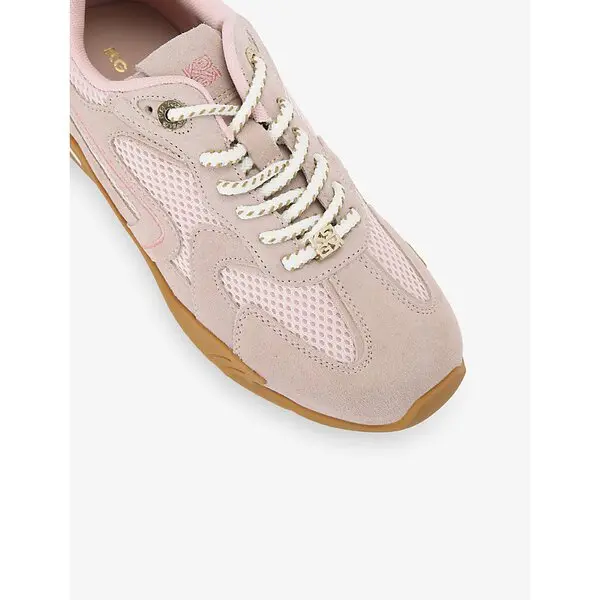 Kurt Geiger Leather Suede And Mesh Trainers