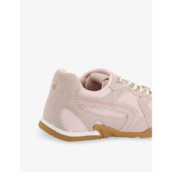 Kurt Geiger Leather Suede And Mesh Trainers