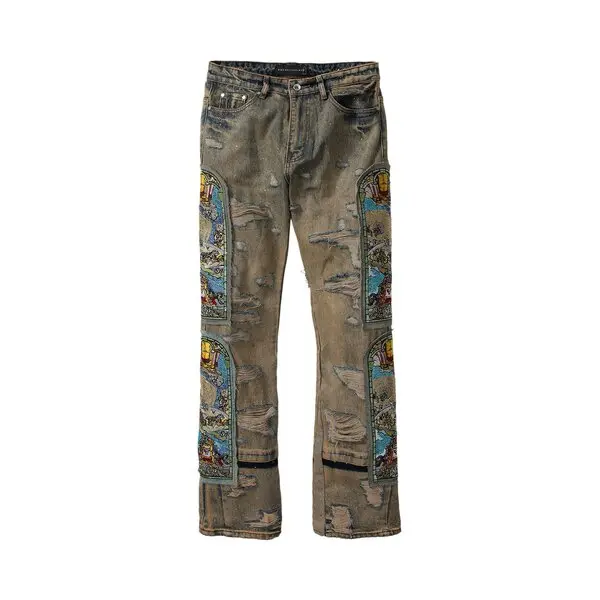 WHO DECIDES WAR Unfurled Jeans - Blue