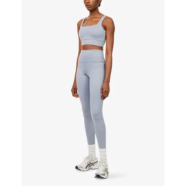 Varley Assure High-rise 28 Stretch-jersey Leggings - Wind Blue