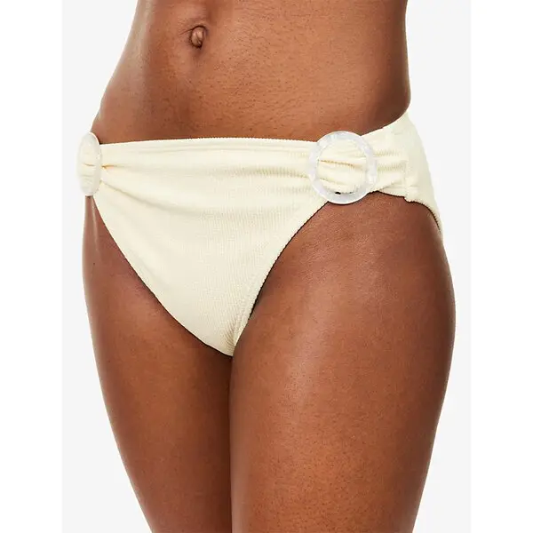 4TH & RECKLESS Crinkled Bikini Bottoms