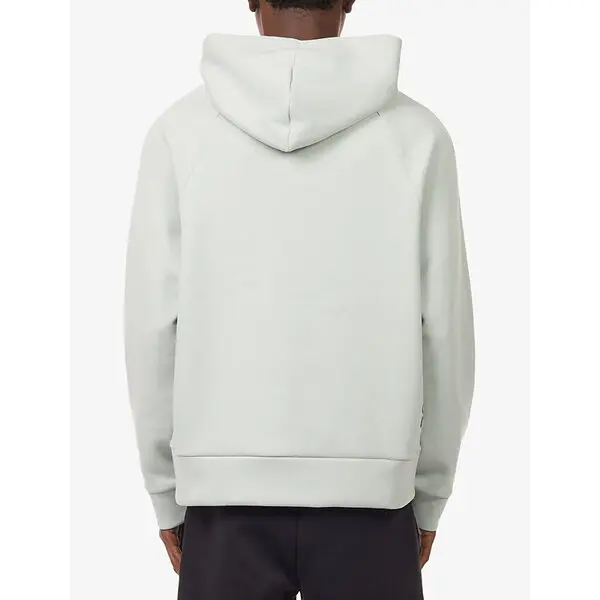 On Cotton-blend Hoodie With Drawstring Hood And Logo Detail