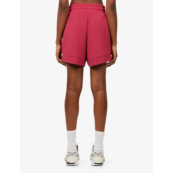 Varley Atrium High-rise Woven Shorts - Rich Raspberry
