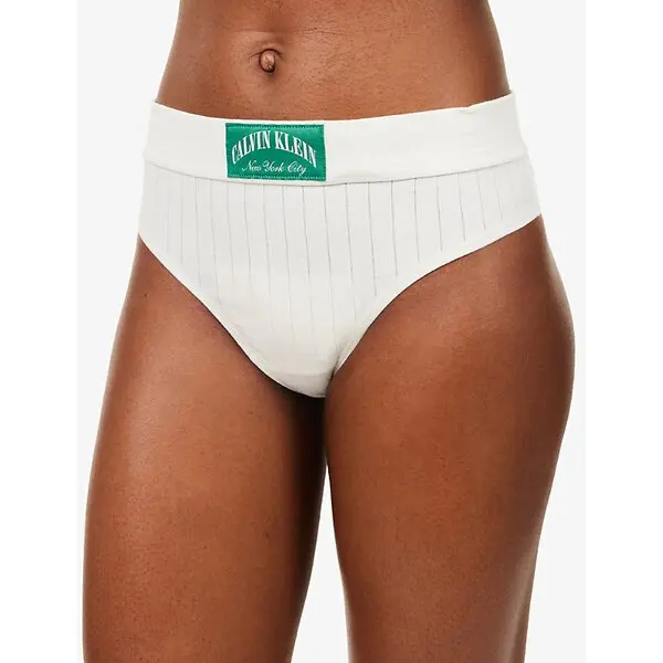 Calvin Klein Heritage Classic Stretch-cotton Thong