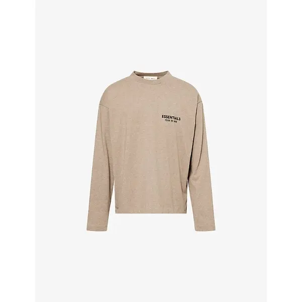 Fear Of God Always On Long-sleeve Cotton T-shirt - Homestead Heather