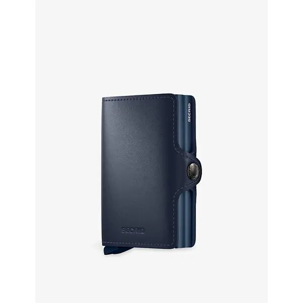 SECRID Twinwallet Original Leather Cardholder - Navy-navy