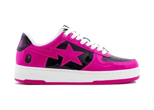 A BATHING APE Sta #5 3 - Pink/black