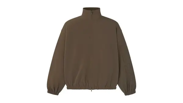 Fear Of God Essentials Active Trace Full Zip Track Jacket - Brown
