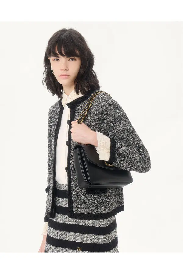 Valentino Garavani Linen And Lurex Knitted Jacket