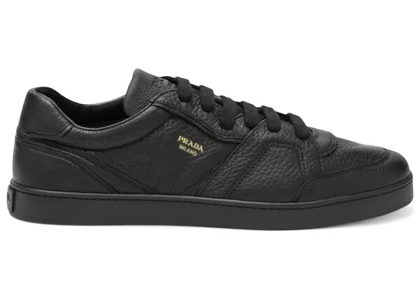 Prada Leather Sneakers - Black