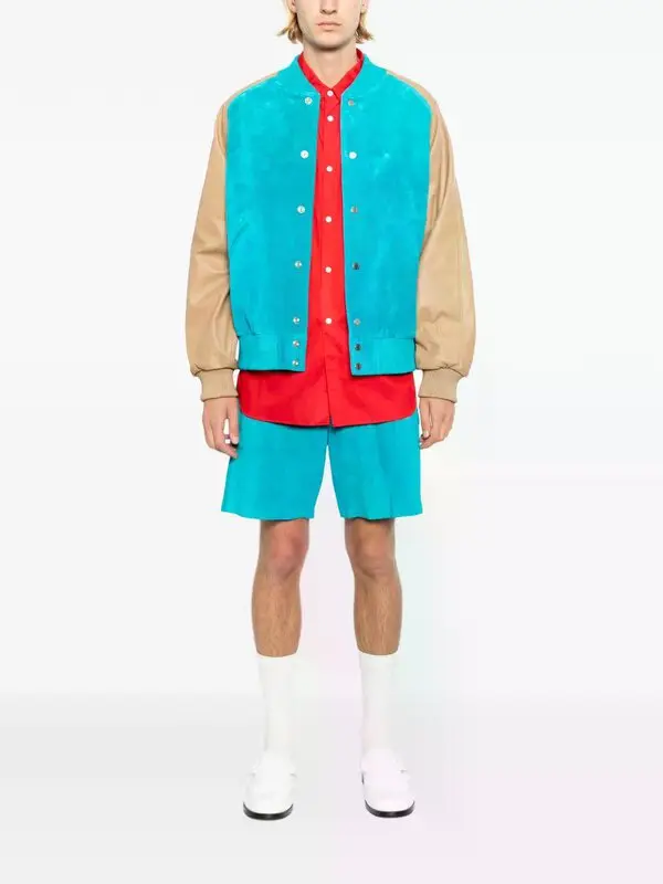 A LEATHER Island Award Jacket