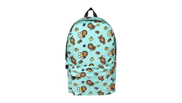 A BATHING APE Baby Milo Flower Print Backpack