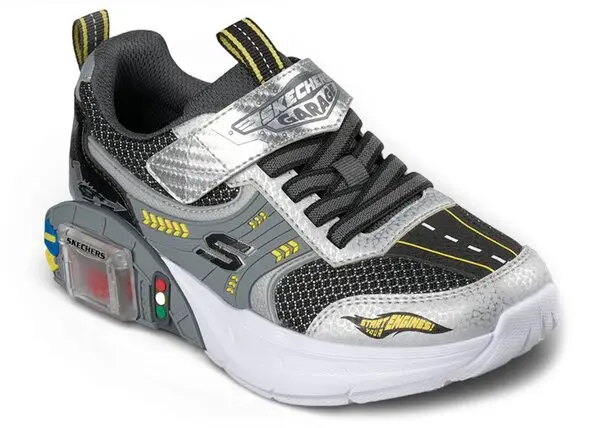 Sketchers Garagein Sneakers - Silver/black