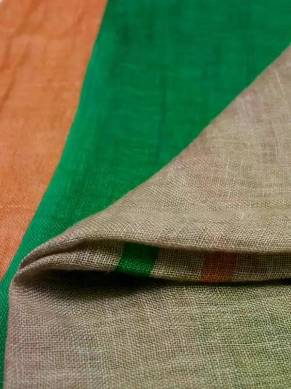LOVAT & GREEN Valley Abstract-print Frayed Scarf