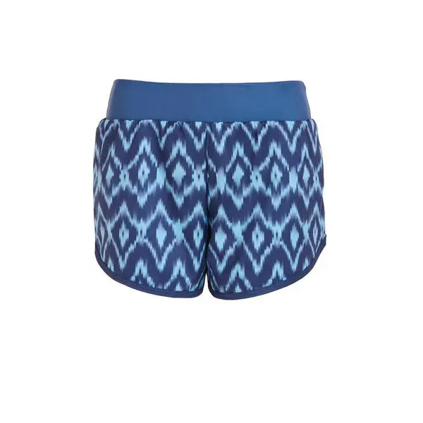 PERKY PEACH Ikat Print Running Shorts - Blue