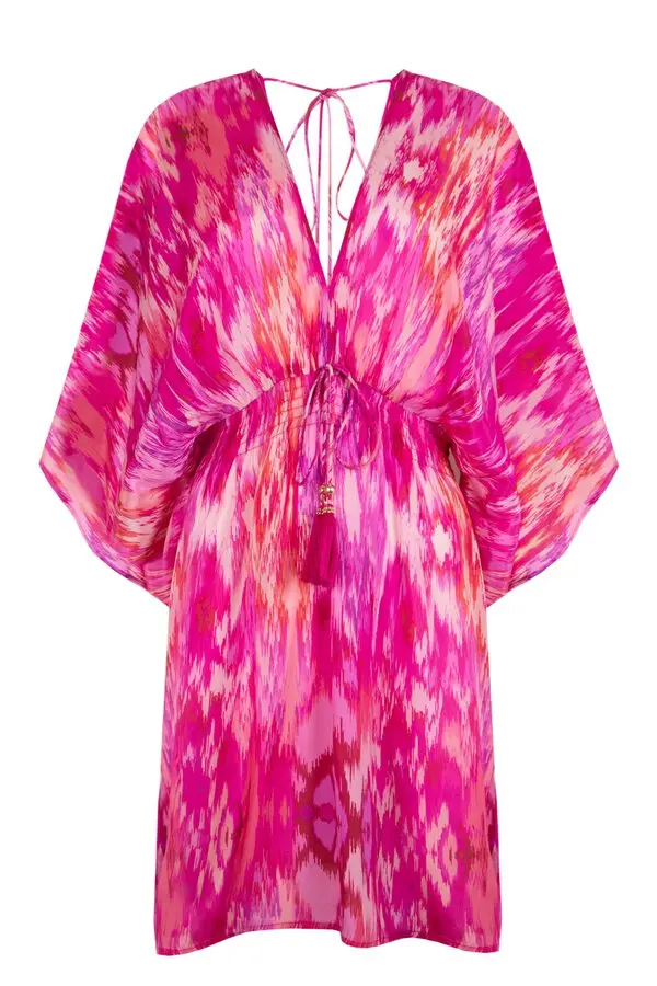 SOPHIA ALEXIA Mini Capri Kimono Dress - Pink