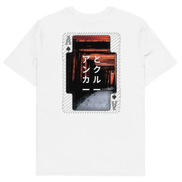ANCHOR & CREW Four Japan Gurafiku Organic Cotton T-shirt - White