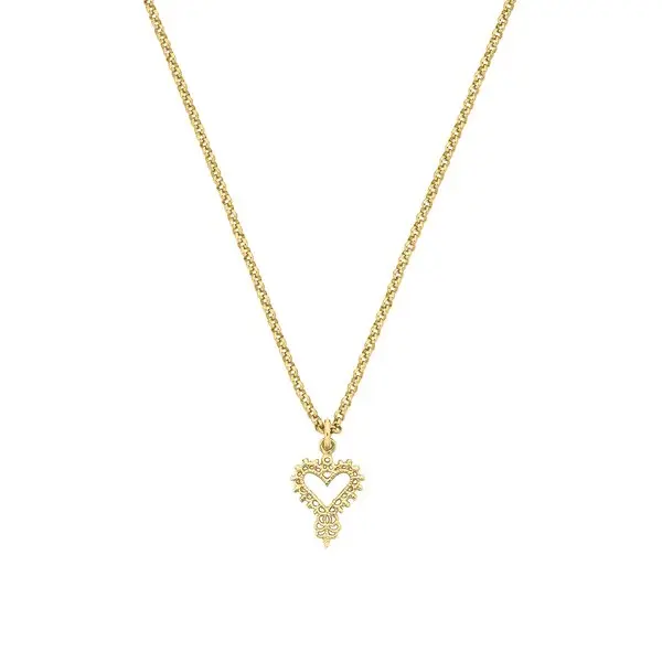 ZOË & MORGAN Mini Heart Pendant Necklace - Gold