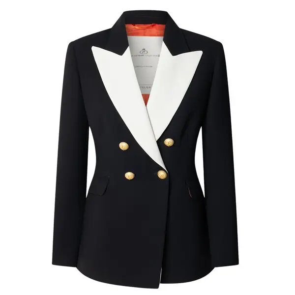 THE EXTREME COLLECTION Tailored Blazer With Contrast Peak Lapels