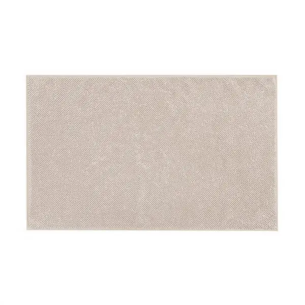 MISONA Loop Organic Cotton Bath Mat Light - Grey
