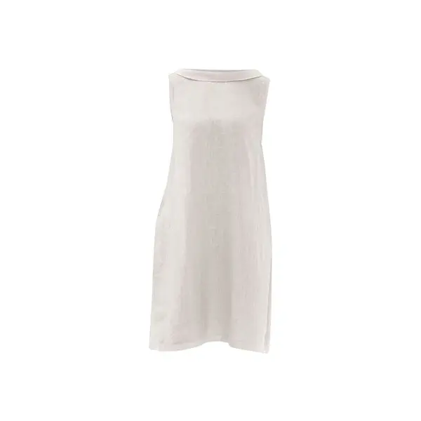 Haris Cotton Linen Cami Midi Dress With Back Tie