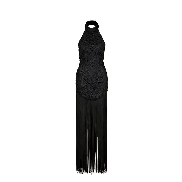 ATOIR Elle Tasseled Gown - Black