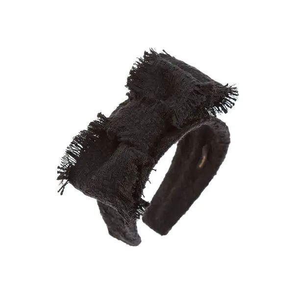 SIBI HATS Kim Tweed Headband - Black