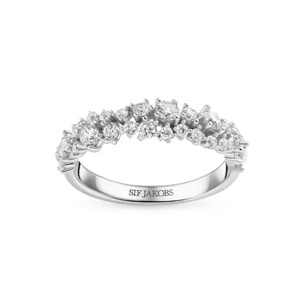 SIF JAKOBS JEWELLERY Cristallo Piccolo Ring - Silver