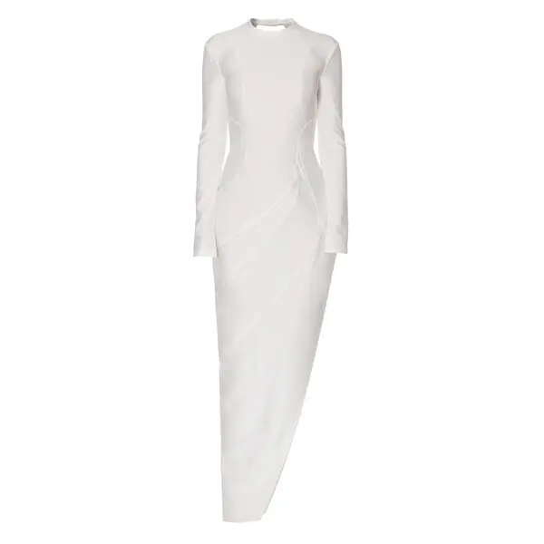 AGGI BY HALEWSKI Elodia Maxi Dress With Long Sleeves