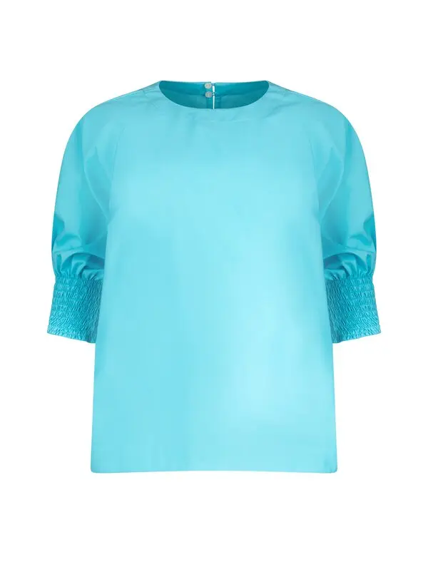 HELENE GALWAS Ildiko Blouse - Blue