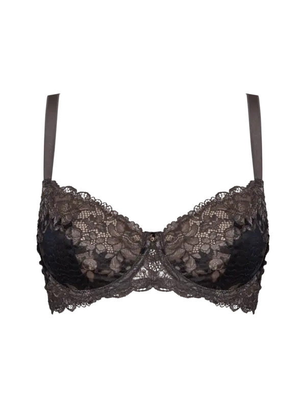 BONBON LINGERIE Mia Donna Underwired Bra - Beige/brown/yellow