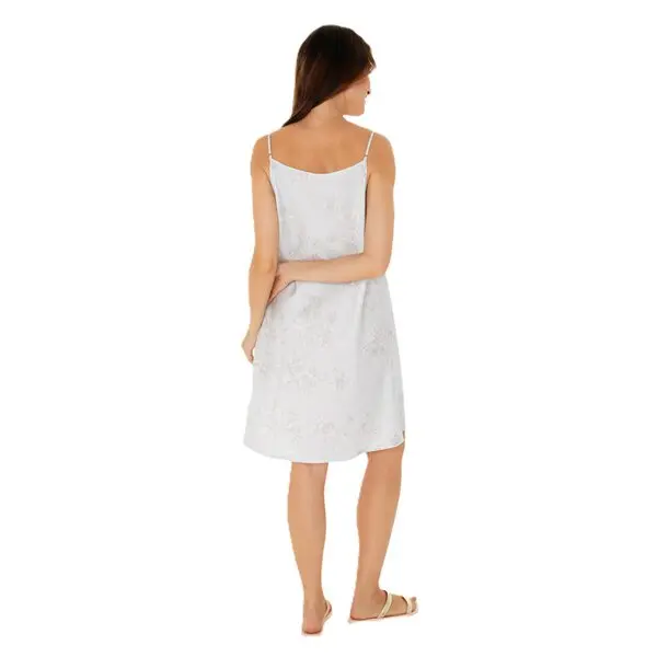 DECOFLUX HOME Blue / White Cotton Pajama Dress Eden Light Blue - Blue/white