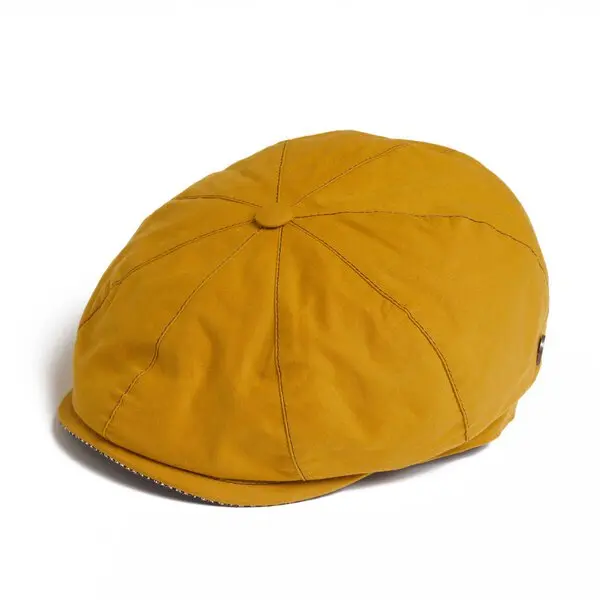 DASMARCA HATS Italian Waterproof Newsboy Cap - Yellow