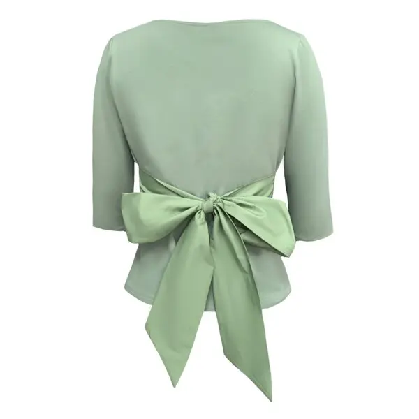 FROCK TALES Primrose Bow Top - Green