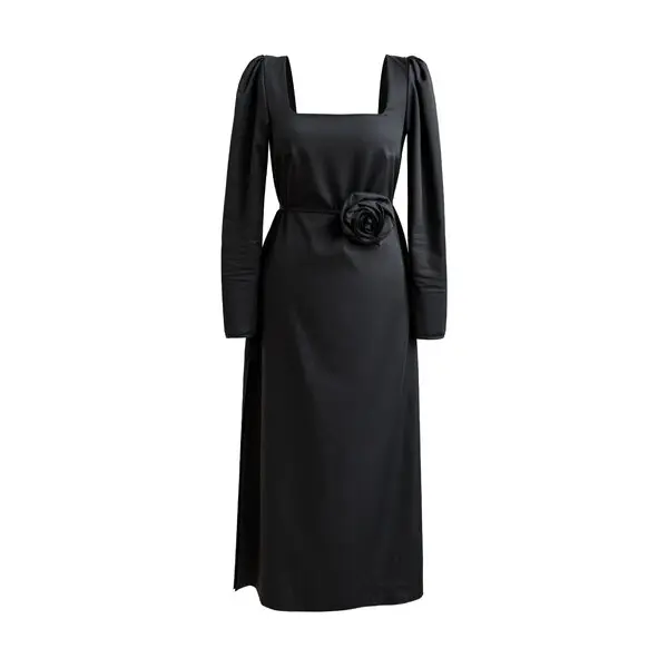 RAINSISTERS Backless Lyocell Dress