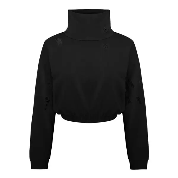 PCFG Destroyed High Neck Sweatshirt