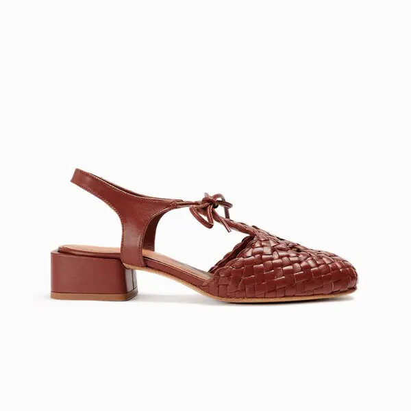 NAGUISA Mays T-bar Sandals - Brown