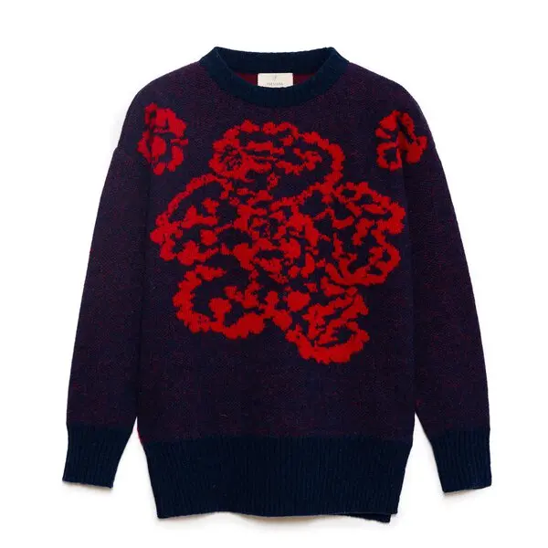 PERALUNA Sally Jacquard Knit Jumper