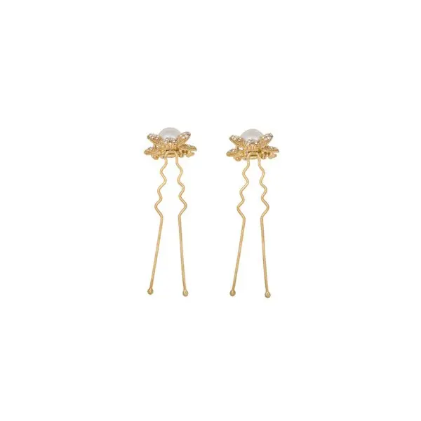 STEPHANIE BROWNE AUSTRALIA Bumble Bee Hair Pins Set - Gold