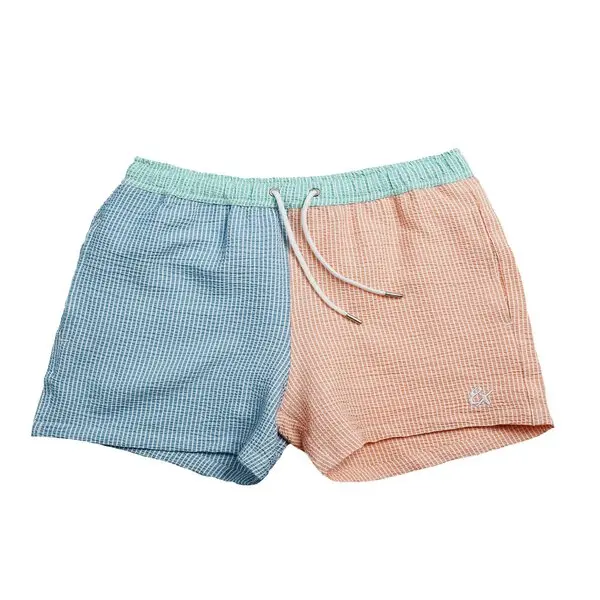 EIGHT X Horizon Fade Swim Trunks - Orange/blue