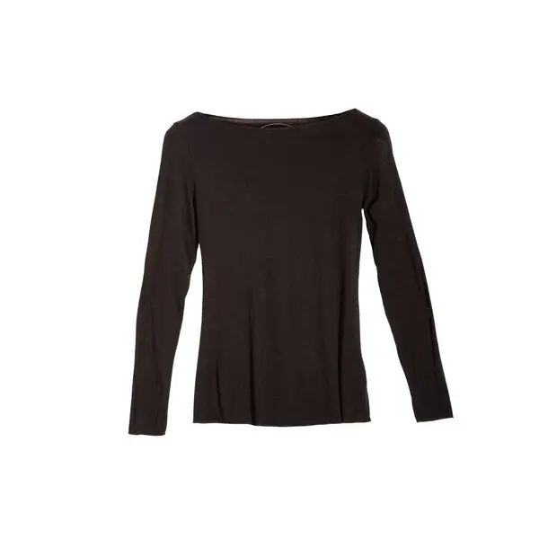 AT LAST... Slash-neck Base Layer - Black