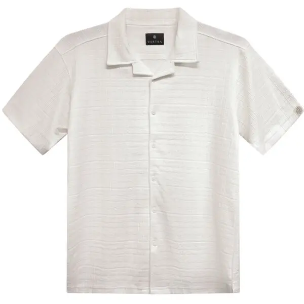 VUSTRA The Executive Camp Collar Knitted Shirt