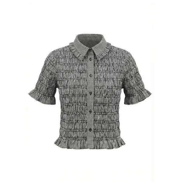 NOOKI DESIGN Astrid Gingham Blouse
