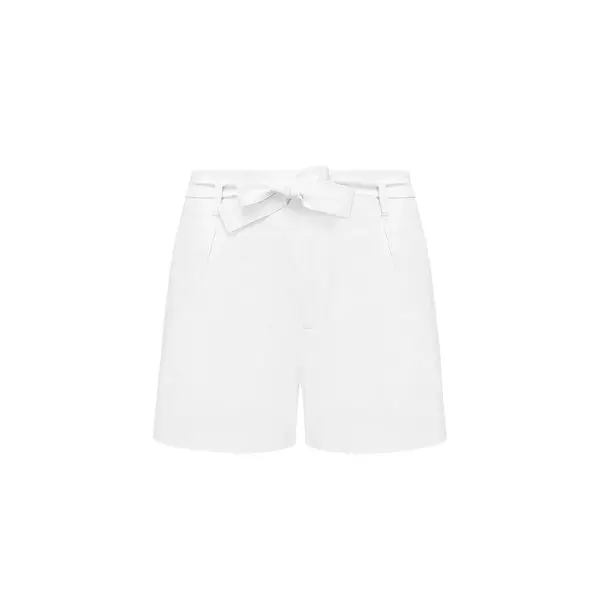 MANDRAGORA Glen High-waisted Shorts - White