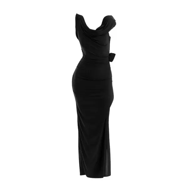 MAISON DE GALA Adele Draped Maxi Dress