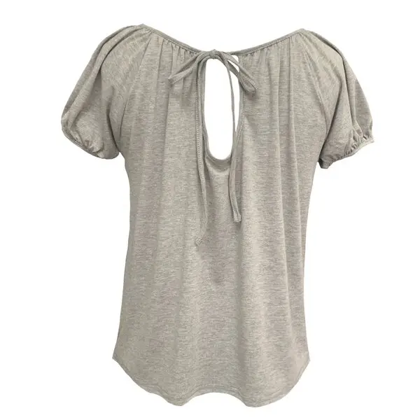 FROCK TALES Posey Gathered Top - Grey